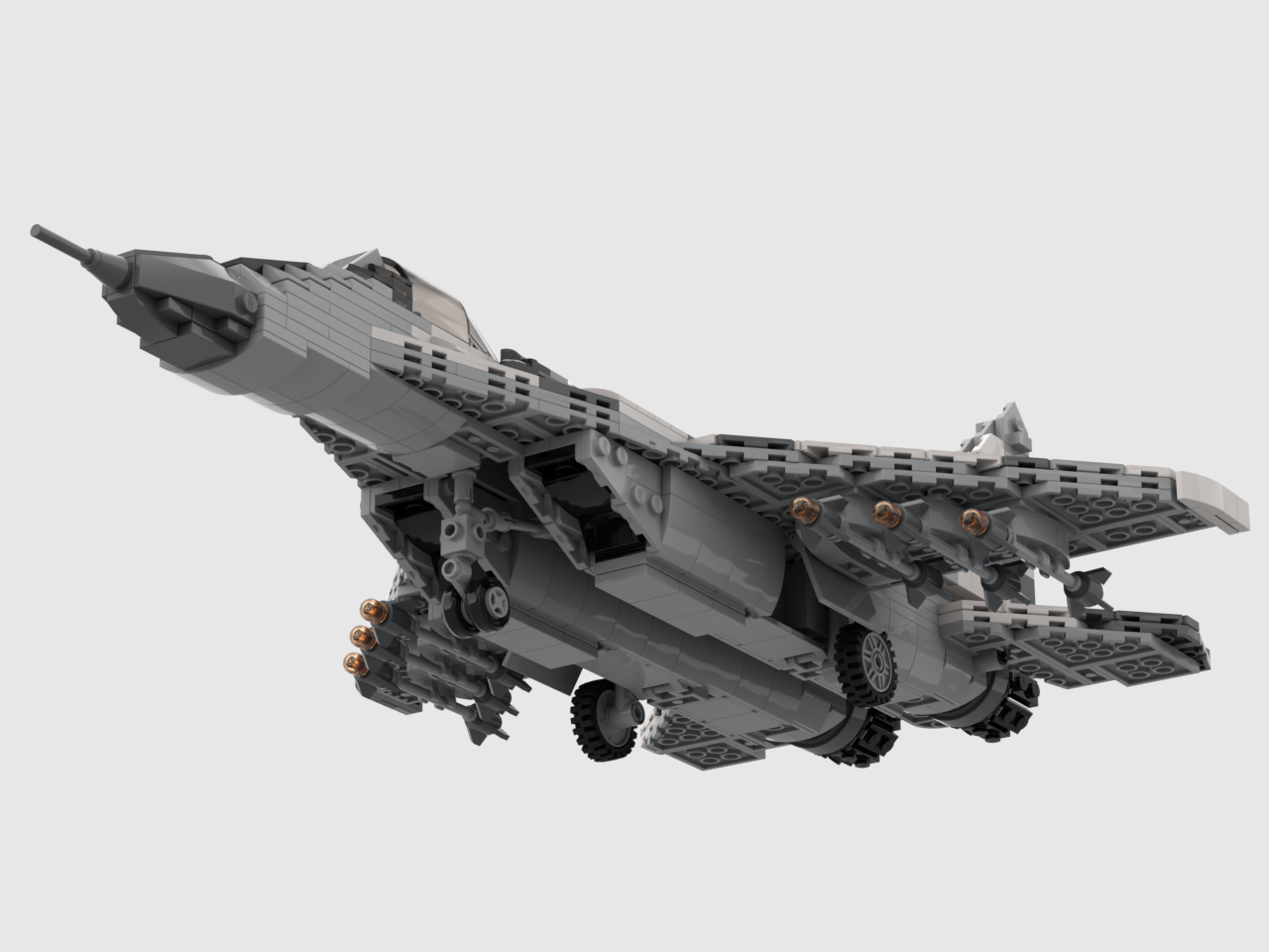 LEGO MOC MiG-29 Fulcrum "The Ghost of Kyiv" by BatMetalHeadAFOL ...